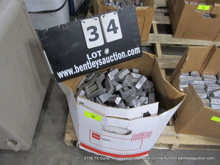 BOX: LEAD INGOTS, 201.5 LBS - Bentley & Associates, LLC