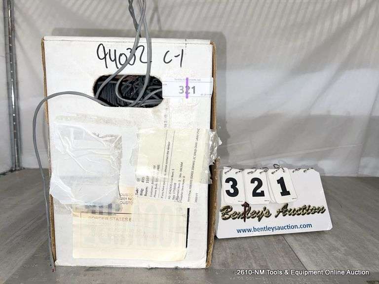 SPOOL: CAT 5E UTP CABLE - Bentley & Associates, LLC