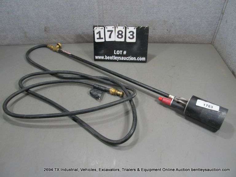 GOSS PROPANE WEED BURNER/TAR MELTING TORCH W/ GAS LINE - Bentley ...