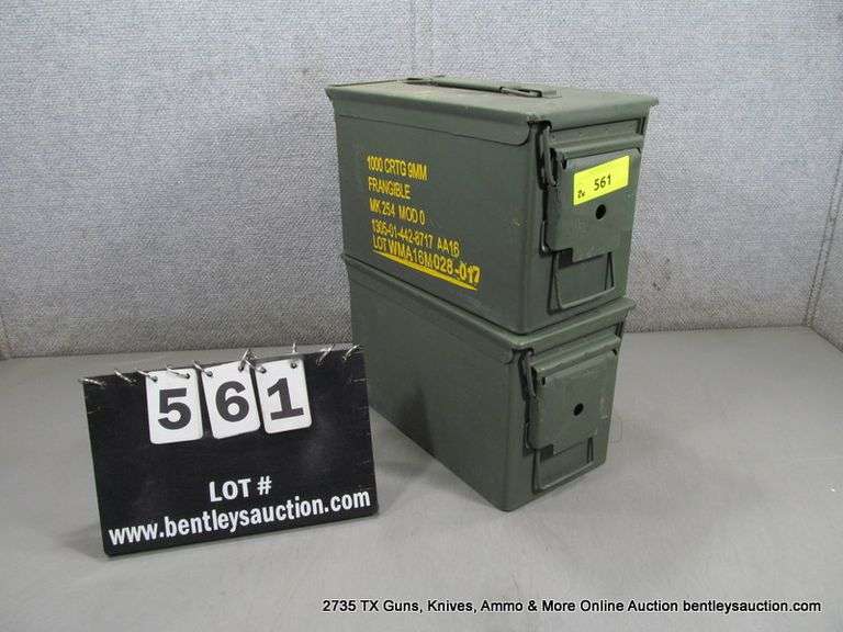 MK255 GREEN METAL AMMO CANS - 12" X 7" X 6" (2X MONEY) - Bentley ...