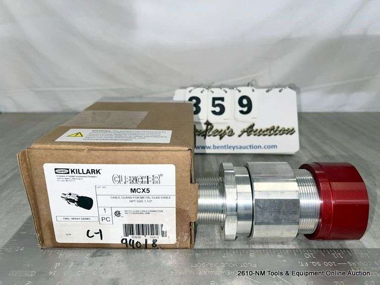 KILLARK MCX5 ALUMINUM CABLE CONNECTOR - Bentley & Associates, LLC