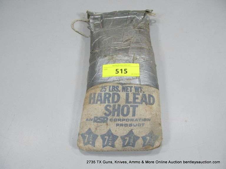 ALL-AMERICAN HARD LEAD SHOT - 7-1/2 SHOT - 25# BAG - Bentley ...