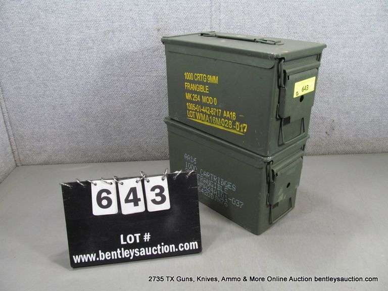 MK255 GREEN METAL AMMO CANS - 12" X 7" X 6" (2X MONEY) - Bentley ...