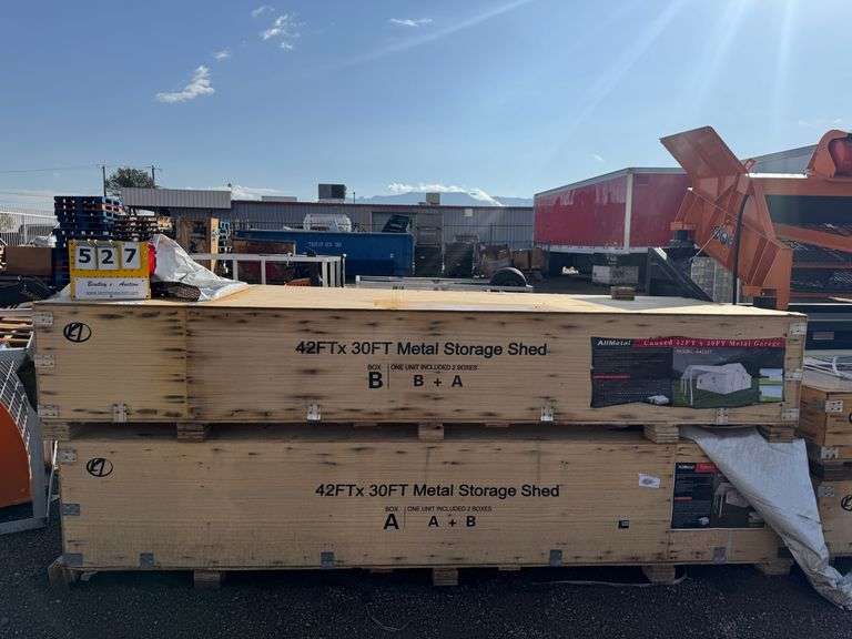 2025 KJ ALL METAL 42' X 30' METAL GARAGE MODEL: K-4230T (2 CRATES ...