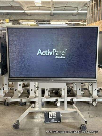 PROMETHEAN ACTIV PANEL 70" - POWERS ON - Bentley & Associates, LLC