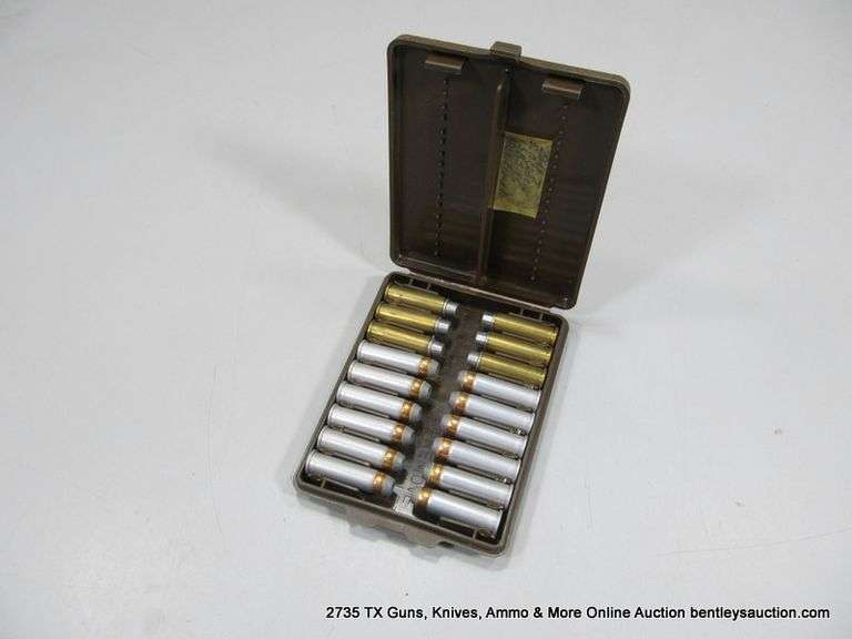 MTM CARTRIDGE ORGANIZER - 18 ROUNDS .38 SPECIAL - HOLLOW POINTS & BULL ...