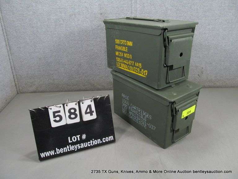 MK255 GREEN METAL AMMO CANS - 12" X 7" X 6" (2X MONEY) - Bentley ...
