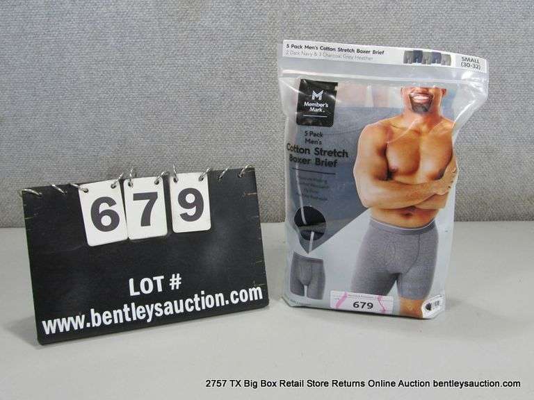 MM 5-PACK OF MENS BOXERS, SMALL (30-32) - Bentley & Associates, LLC
