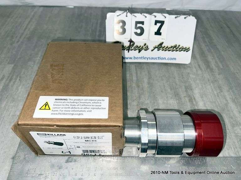 KILLARK MCX5 ALUMINUM CABLE CONNECTOR - Bentley & Associates, LLC