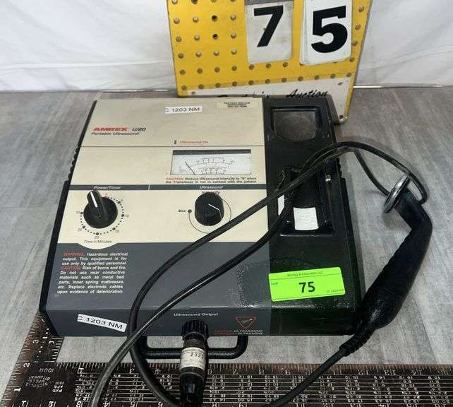 AMREX U/20 PORTABLE ULTRASOUND - Bentley & Associates, LLC