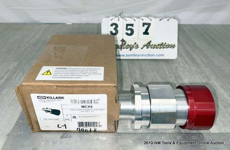 KILLARK MCX5 ALUMINUM CABLE CONNECTOR - Bentley & Associates, LLC