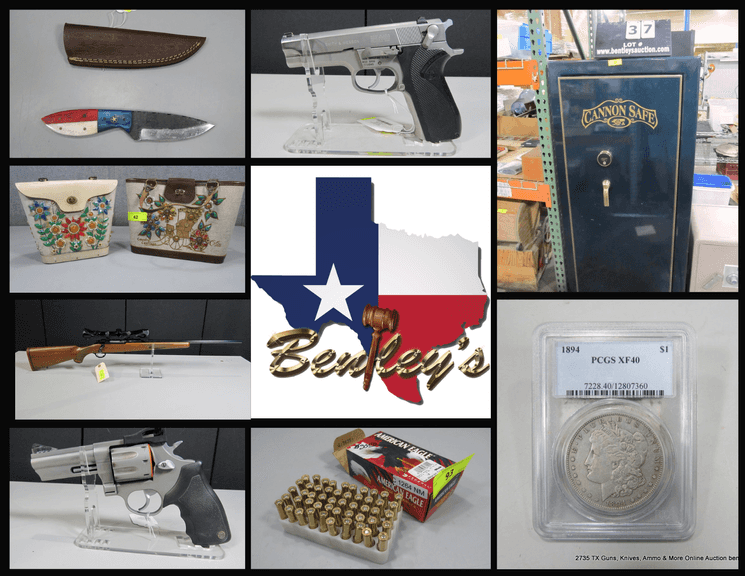 2735-TX Guns, Knives, Ammo & More Online Auction - Bentley & Associates ...