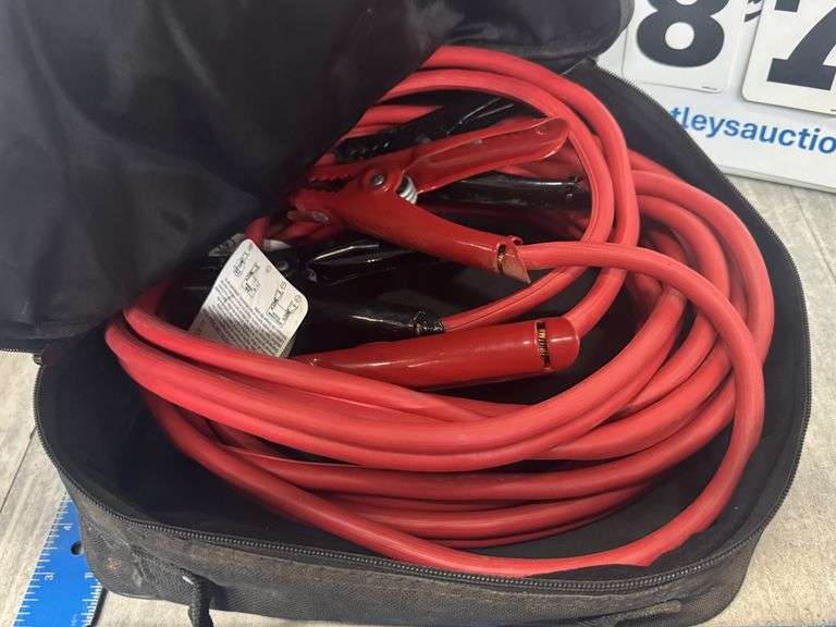 AUTOMOTIVE BOOSTER CABLES WITH CASE - Bentley & Associates, LLC