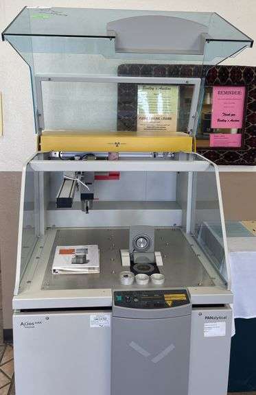 PANALYTICAL SPECTROMETER, AXIOS MAX WD-XRF PW4400/24, S/N DY5859 ...