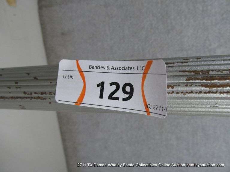 GREY 2' TALL METAL SMOKING STAND - Bentley & Associates, LLC