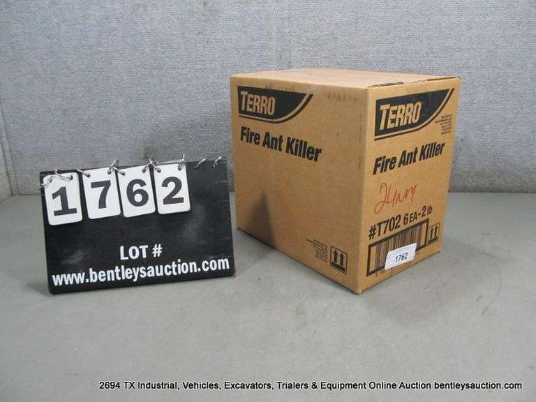 CASE BOX - TERRO T702 FIRE ANT KILLER, 6 - 2# BAGS - Bentley ...
