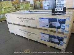 KJ 42' X 30' X 13' METAL GARAGE / STORAGE SHED MODEL: K4230T (2 BOXES ...