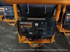 GENERAC GP15000E GASOLINE GENERATOR MODEL: G0057342, S/N: 3000167036 ...
