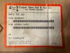 BOX: COPPER STATE BOLT & NUT CO 10-24 WING NUTS - Bentley & Associates, LLC