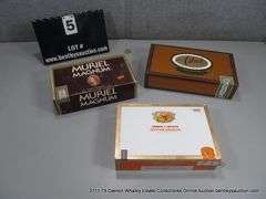 LOT: (3) ANTIQUE CARDBOARD CIGAR BOXES - ROMEO Y JULIETA 1875 NICARAGUA ...