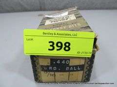 BOX: .440 ROUND BALL LEAD SHOT - Bentley & Associates, LLC