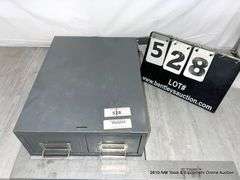 VINTAGE METAL FILE DRAWER - Bentley & Associates, LLC