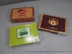 LOT: (3) ANTIQUE CARDBOARD CIGAR BOXES - DUKE OF DEVON MACANUDO MADERO ...
