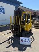 HYSTER FORKLIFT MODEL: S50XM, S/N: D187V14533W, 1 KEY, 3438.5 HOURS ...