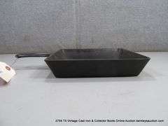 SQUARE CAST IRON SKILLET, 9-5/8" - Bentley & Associates, LLC