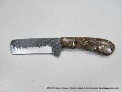 SINGLE EDGE KNIFE, 4" BLADE CARBON STEEL FINISH - MULTI-COLOR COMPOSITE ...