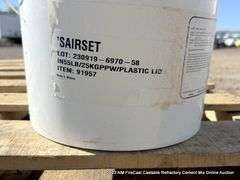 SAIRSET MORTAR 55 LB PLASTIC PAIL (36X MONEY) - Bentley & Associates, LLC