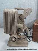 KEYSTONE MODEL: A-82 16MM PROJECTOR W/ BOX AND REPLACEMENT LENS ...