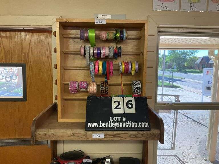 LOT: RIBBON RACK & DUCT TAPE CABINET - Bentley & Associates, LLC