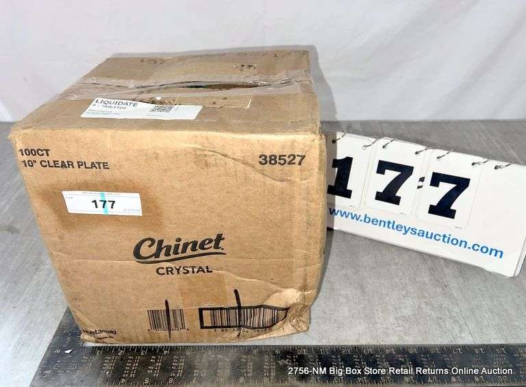 CHINET CRYSTAL CLEAR PLATES, 10" (100 CT) - Bentley & Associates, LLC
