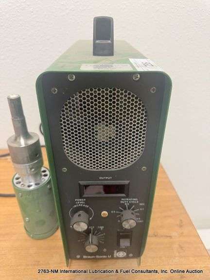 B. BRAUN, BRAUN - SONIC U ULTRASONIC HOMOGENIZER - Bentley & Associates ...