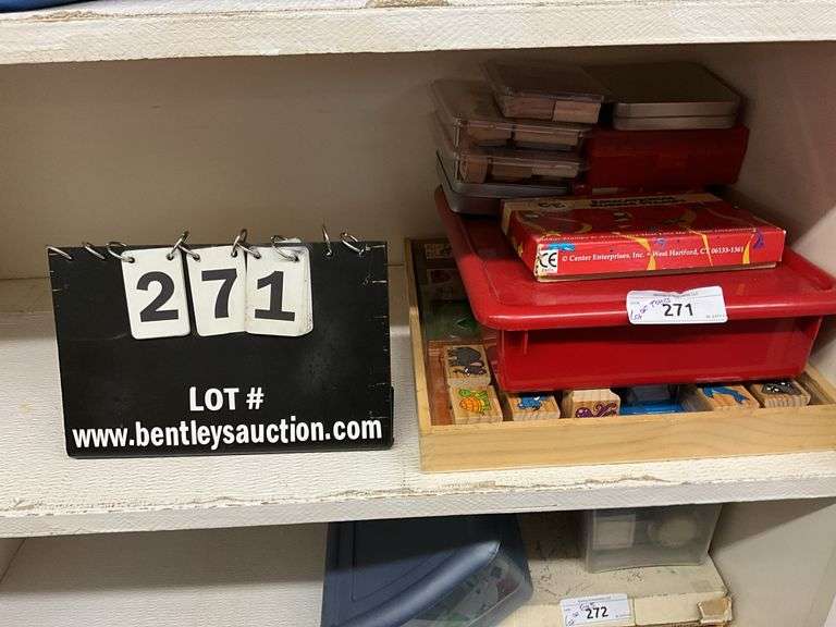 LOT OF ASSORTED RUBBER STAMPS - Bentley & Associates, LLC