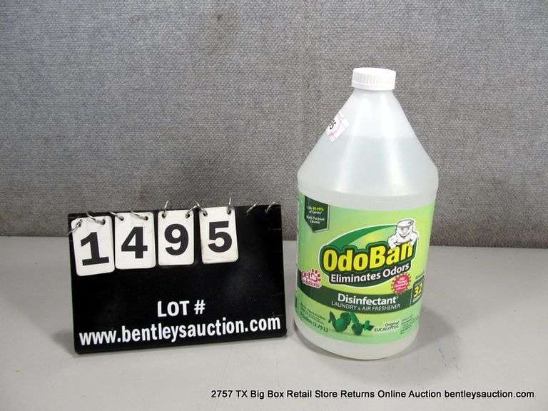 ODORBAN DISINFECTANT CONCENTRATE ORIGINAL, 1 GALLON JUG - Bentley ...