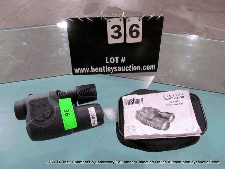 BUSHNELL 5X42 STEALTHVIEW NIGHT VISION MONO SCOPE - Bentley ...