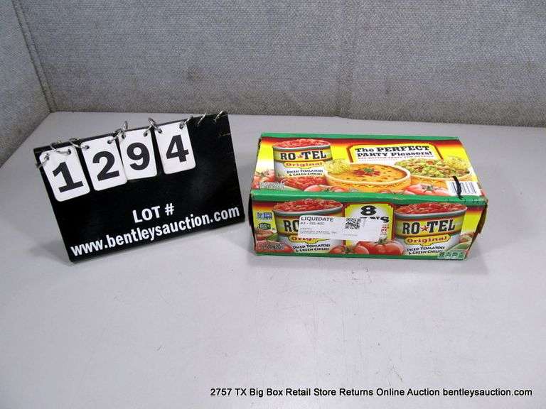 RO-TEL DICED TOMATOES & GREEN CHILIES 10 OZ., 8 CT - Bentley ...