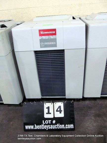 EDWARDS CTI-CRYOGENICS 9600 COMPRESSOR - Bentley & Associates, LLC