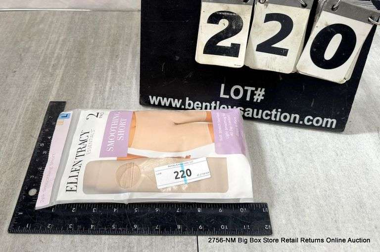 ELLEN TRACY ESSENTIALS 2-PACK SMOOTHING SHORT, SIZE LARGE - Bentley ...