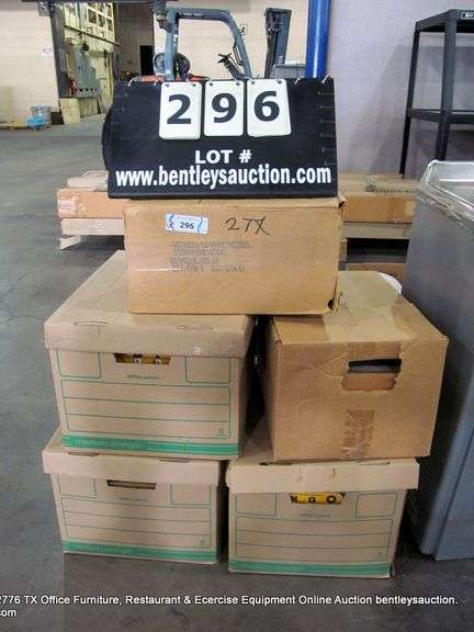 LOT: (4) BOXES OF CARDBOARD BINGO CARDS, 1 BOX OF BINGO BALLS - Bentley ...
