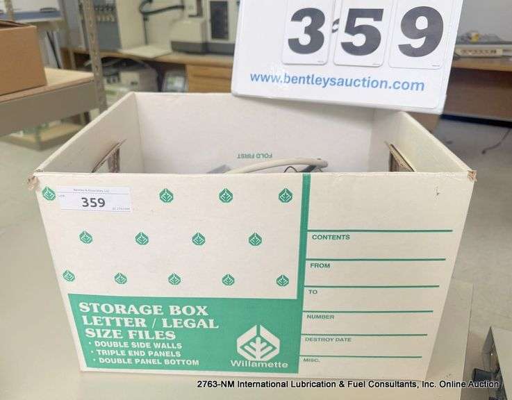 BOX: ASSORTED LAB HARDWARE - ACCESSORIES - Bentley & Associates, LLC