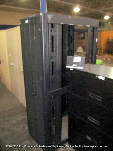23.5" X 42" X 78" APC SERVER RACK, BLACK - Bentley & Associates, LLC