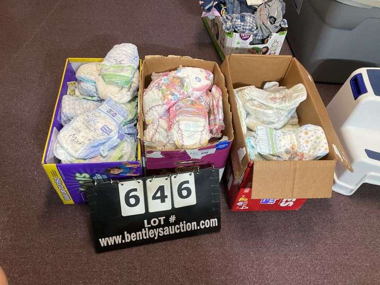 LOT 3 - BOXES OF DIAPERS - Bentley & Associates, LLC