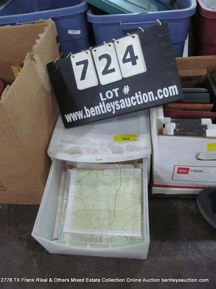 POLY STORAGE BIN - ASSORTED MAPS - Bentley & Associates, LLC