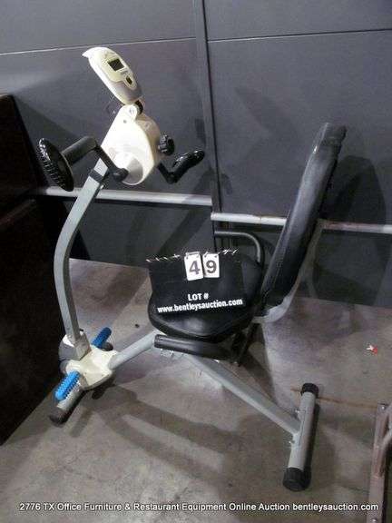 STAMINA SEATED UPPER BODY EXERCISE BIKE - Bentley & Associates, LLC