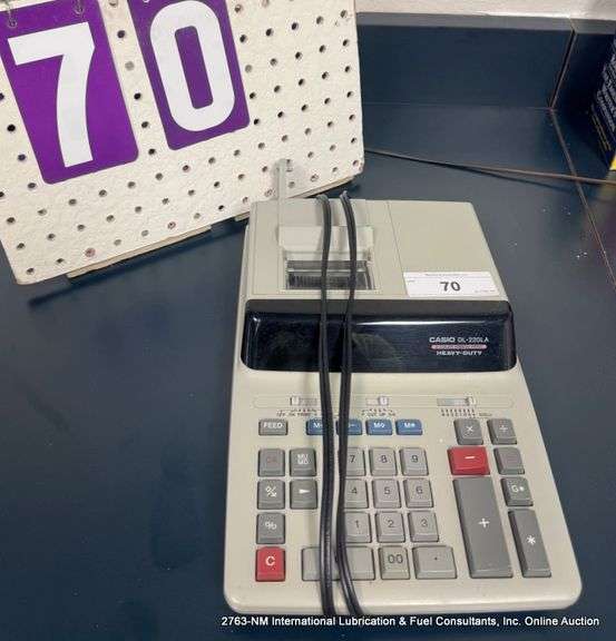 CASIO DL-220LA RIBBON PRINT CALCULATOR - Bentley & Associates, LLC
