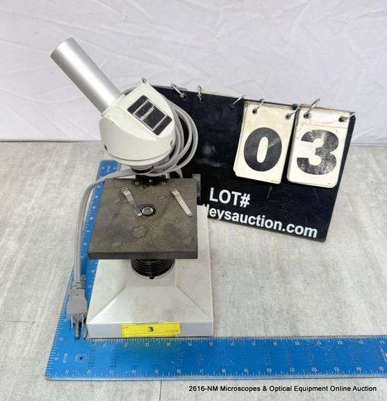 MICROMETER MICROSCOPE - MISSING PARTS - Bentley & Associates, LLC