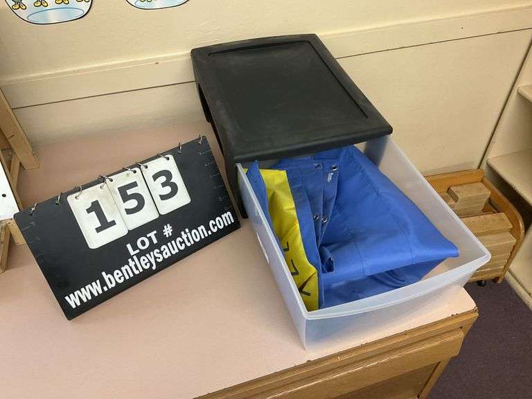 AERO PLASTIC CONTAINER W/ ALPHABET POCKET CHART - Bentley & Associates, LLC